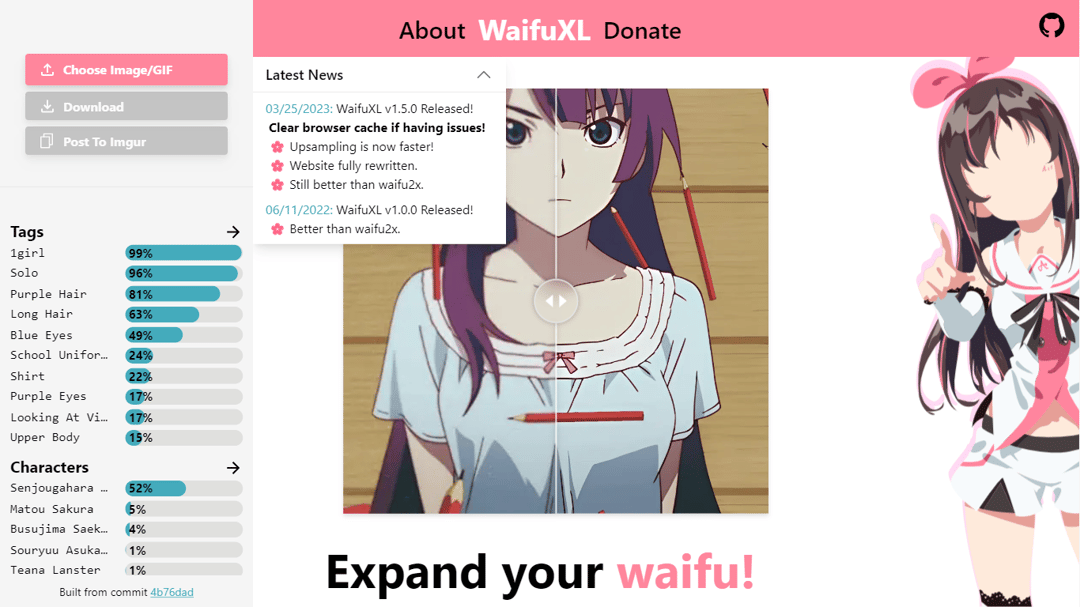 Undress AI by DeepStrip vs Waifu XL Comparison of AI tools