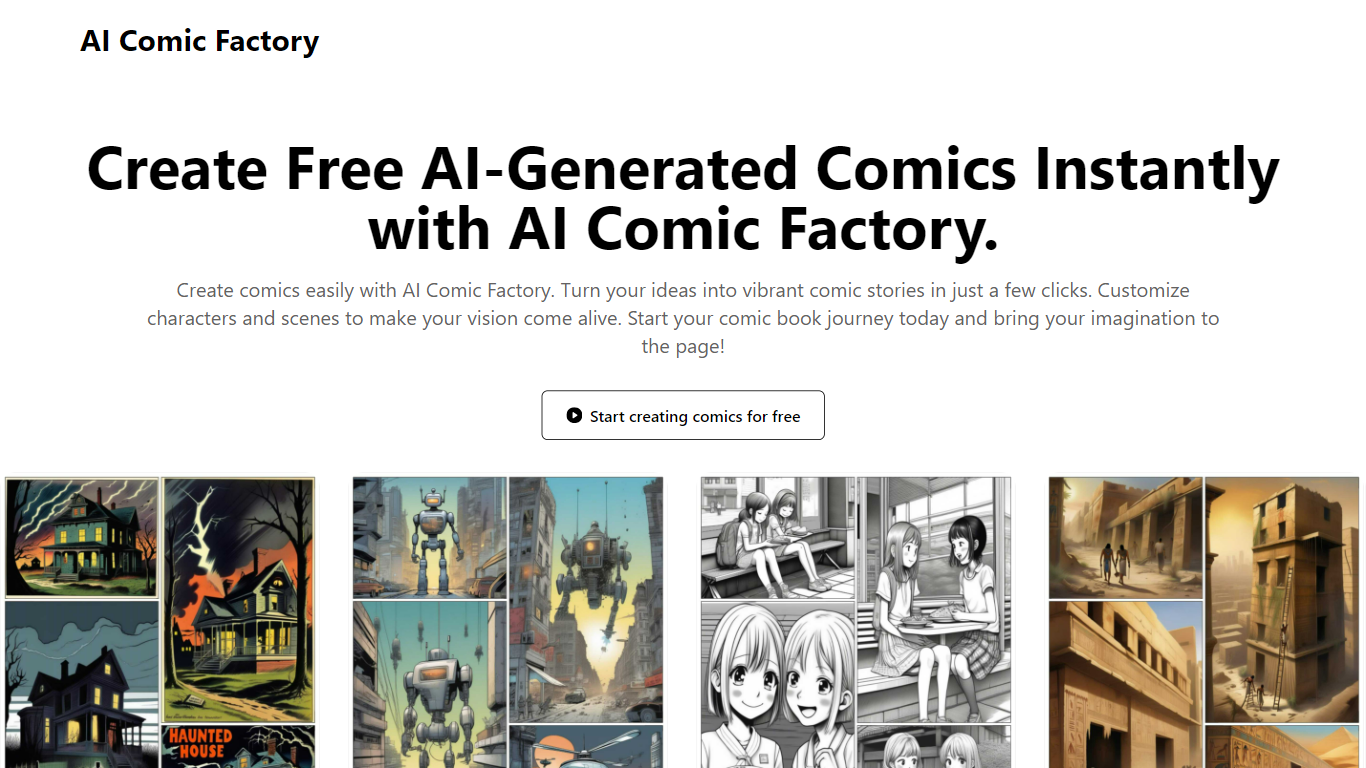 AI Comic Factory Pricing, Reviews, Alternatives - AI Image Generation