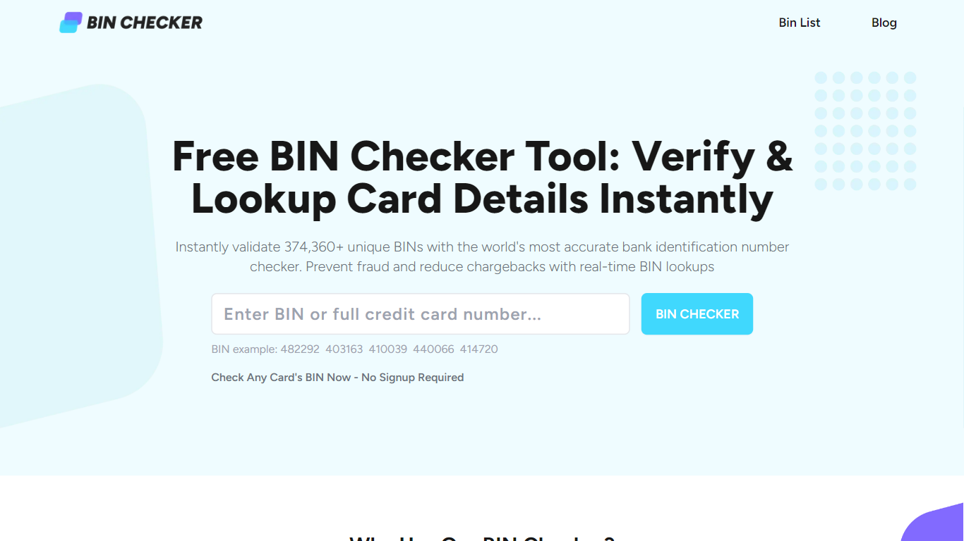 BIN Checker Tarificación, Reseñas, Alternativas - AI Productivity