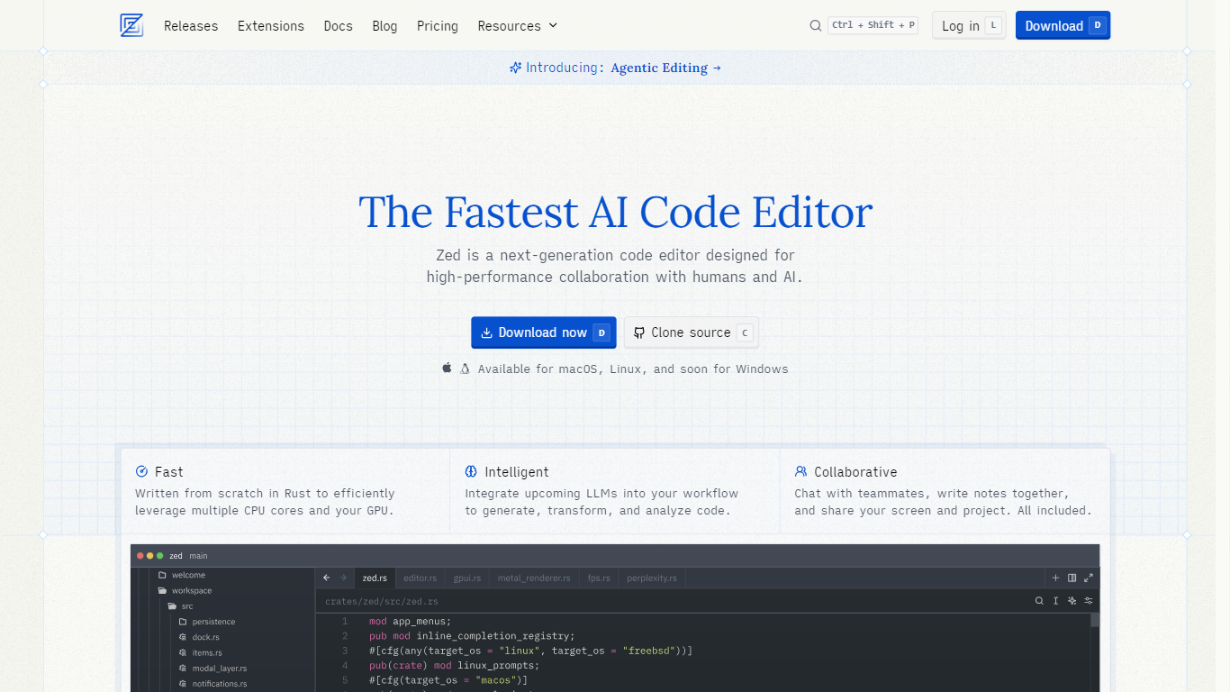 Zed 定价, 评论, 替代方案 - AI Developer