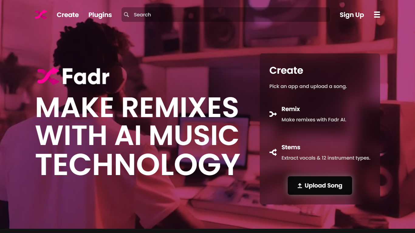 Fadr Pricing, Reviews, Alternatives - AI Audio Generation