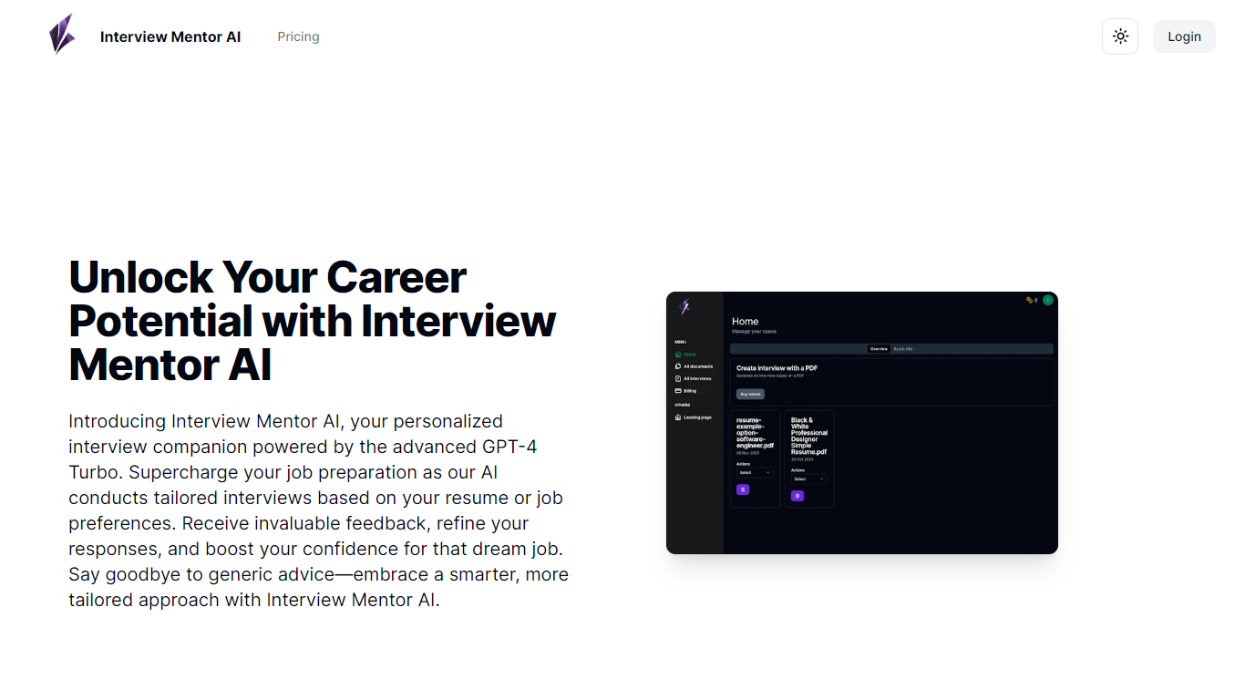 Interview mentor AI Pricing, Reviews, Alternatives - AI Companion