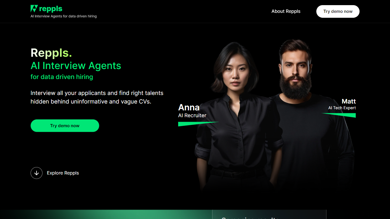 Reppls | AI Interview Agents 定价, 评论, 替代方案