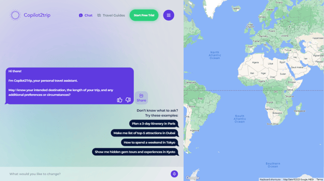 Joi, AI Girlfriend (18+) vs Copilot2trip Comparison of AI tools