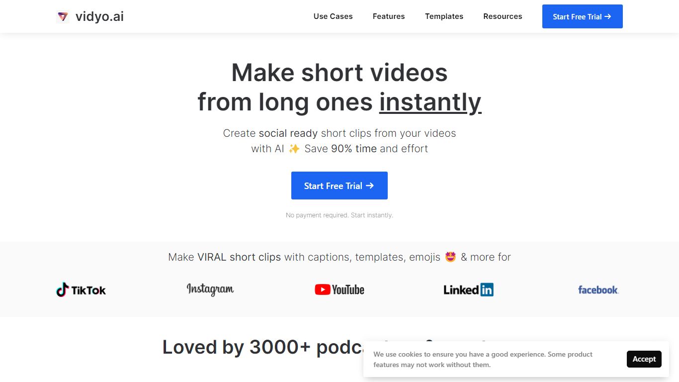 Vidyo AI Pricing, Reviews, Alternatives - AI Video Editing