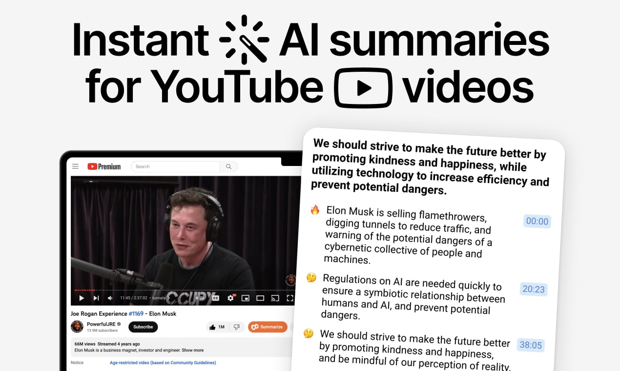 Eightify Pricing, Reviews, Alternatives - AI Summarizer Eightify Pricing, Reviews, Alternatives - AI Summarizer