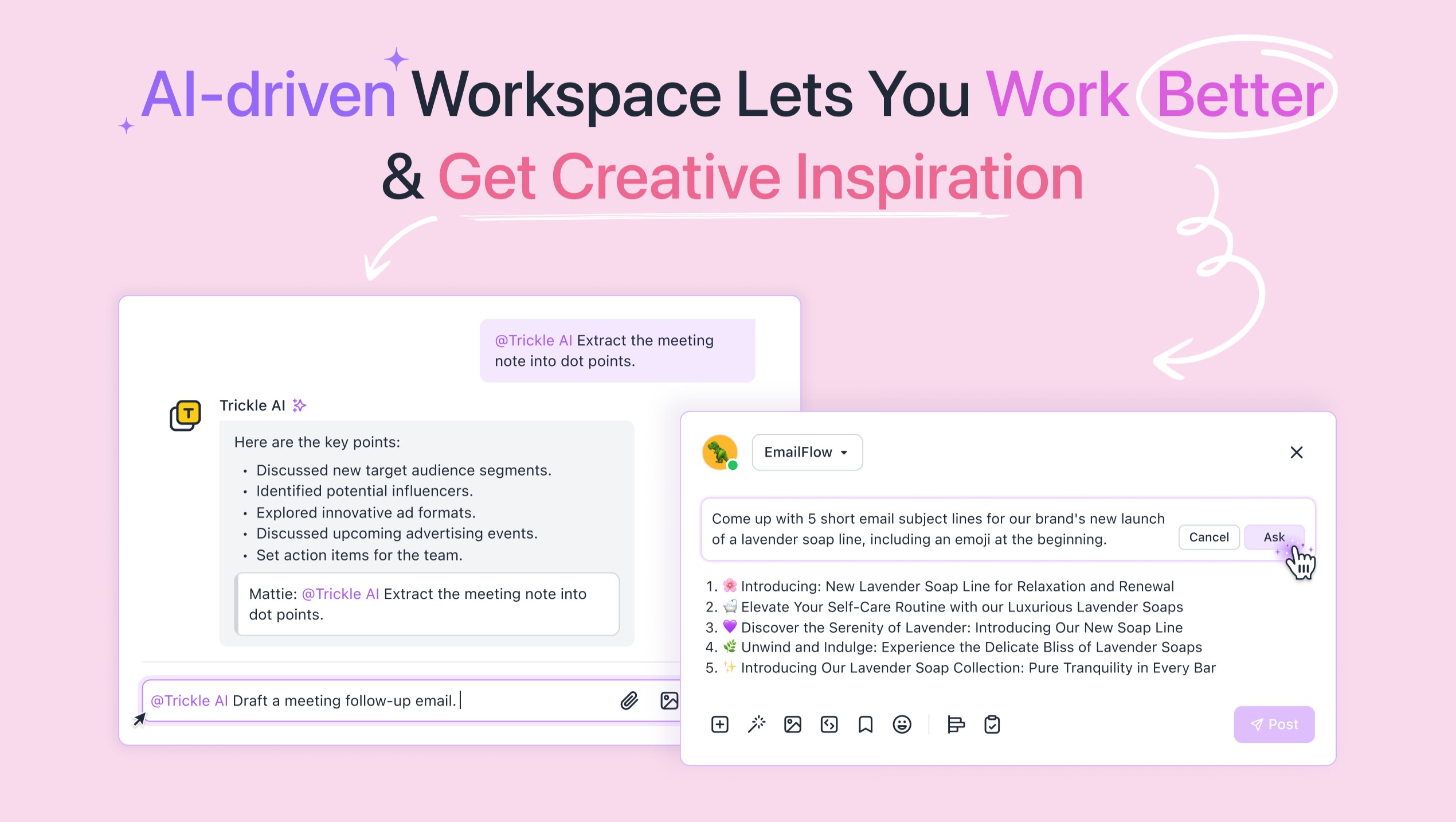 Trickle 1.0 Pricing, Reviews, Alternatives - AI Productivity Trickle 1.0 Pricing, Reviews, Alternatives - AI Productivity
