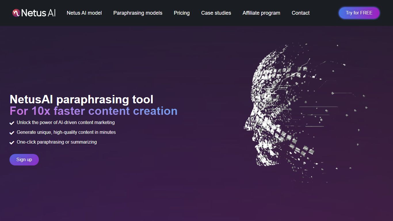 Netus AI Tarification, Commentaires, Alternatifs - AI Writing Assistant Netus AI Tarification, Commentaires, Alternatifs - AI Writing Assistant